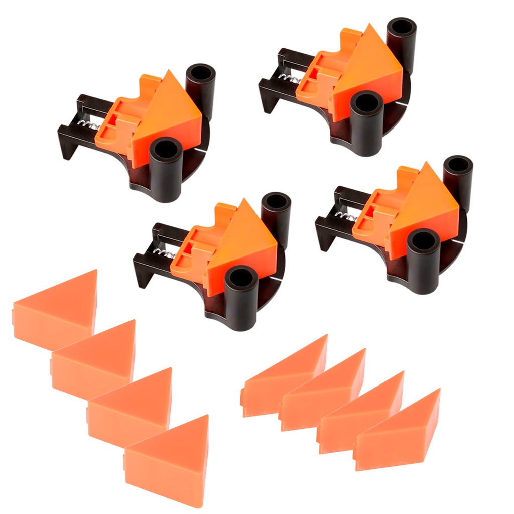 STAHLWERK Eckenspanner 4er Set 60° / 90° / 120° Winkelspanner ...